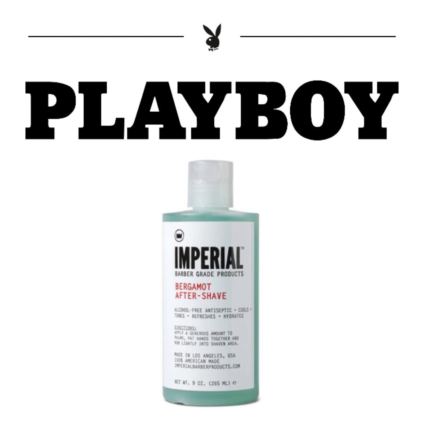 [Playboy] Imperial Barber Products Bergamot After-Shave